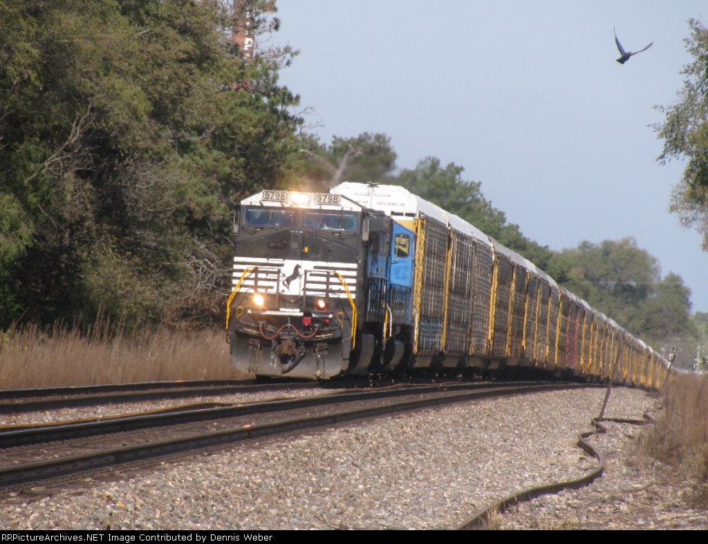 NS 9798 BNSF's Aurora Sub.